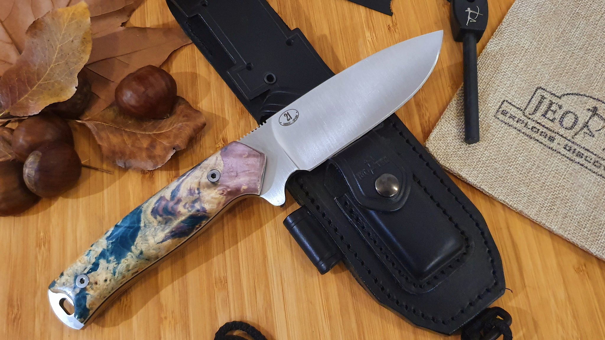 JEO-TEC Limited edition bushcraft hunting outdoor knives